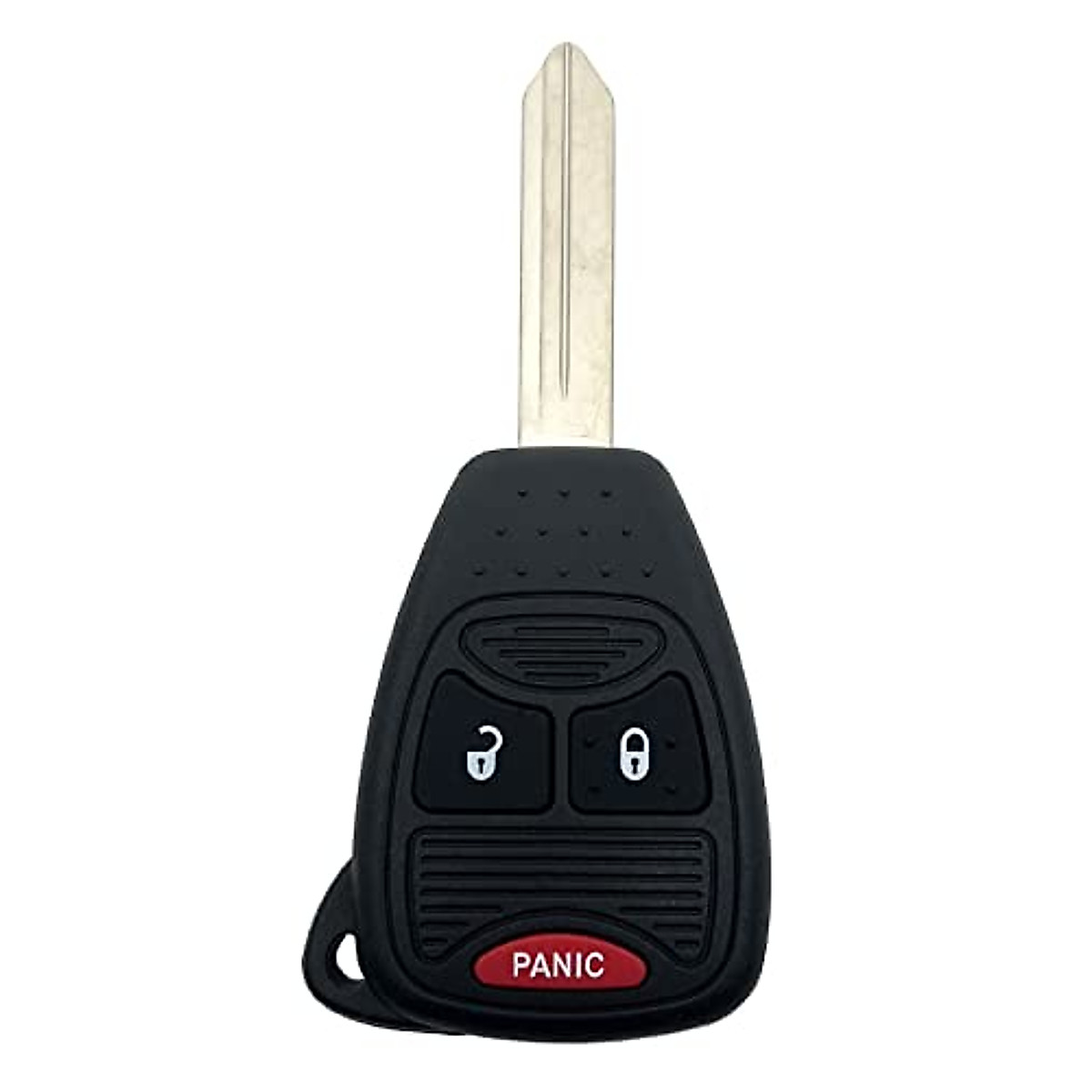 3 Buttons Keyless Remote Car Key Fob Fit for Chrysler 200/300/ Aspen/Dodge Charger/Ram/Durango/Wrangler/Commander OHT692427AA (Black)