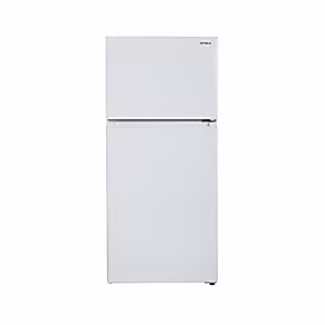 Winia 18 cu. Ft. Top Freezer Refrigerator with Icemaker - White