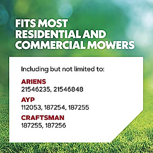 Oregon Mower Blades, 3 Pack, Gator G3 Mulching Lawnmower Replacement Blades, 18-4/9" Length, 54" Deck (95-605-3),Black