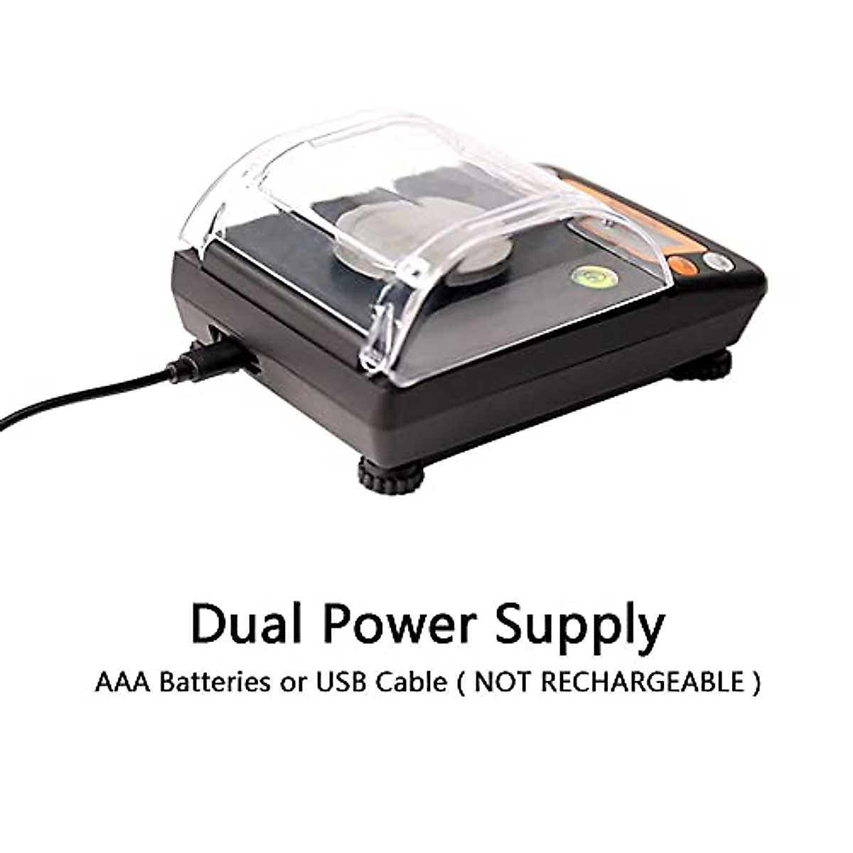 Milligram Scale 50g by 0.001g, Mg Scale USB, Digital Powder Scale, Large LCD Display, Mg Scale for Powders, 6 Weighing Units, Precision Milligram Scale for Reloading Capsule Supplement Medicine