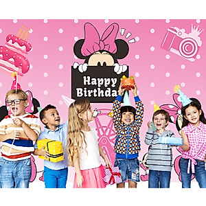 Mickey Mouse Birthday Party Decorations, Mickey Mouse Party Supplies Set for Girl’s/Boy’s with Balloons Garland kit, Mickey Mouse Backdrop 7x5ft, Mickey Mouse Foil Balloons