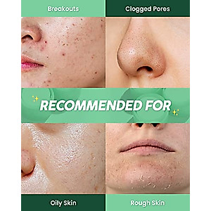 Glam Up AHA+PHA Exfoliating Facial Toner Pads for Sensitive Skin | Sheer Calming Vegan Korean Skincare Toner Pads for Acne Prone Skin and Pore Cleansing (65 Pads)