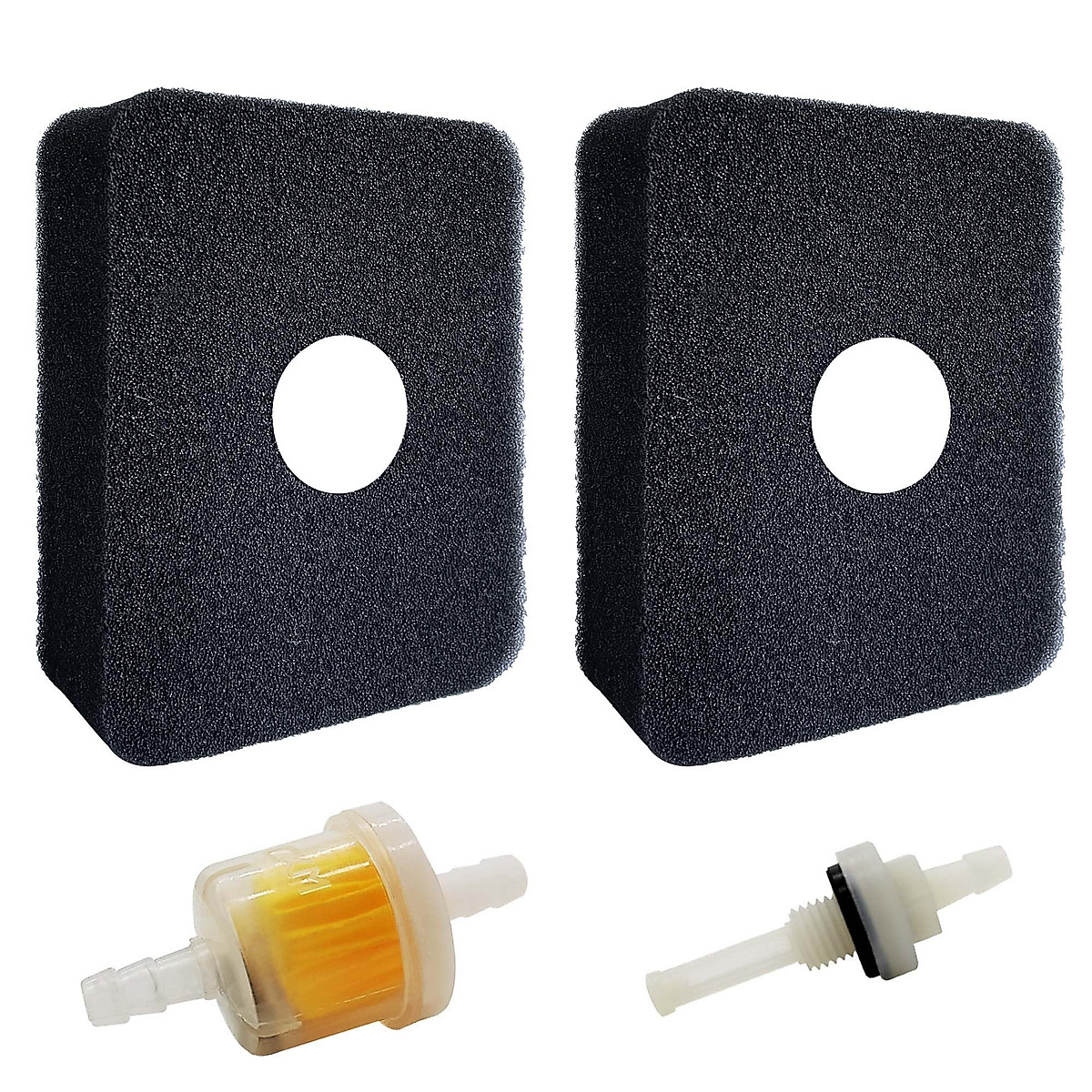 Air Filter Combo Element Air Cleaner for Honda GX120 GX160 GX200 WA20 WB20 WA30 WB30 WD20 WD30 WH15 WH20 WP20 WP30 Replace 17211-ZE1-000