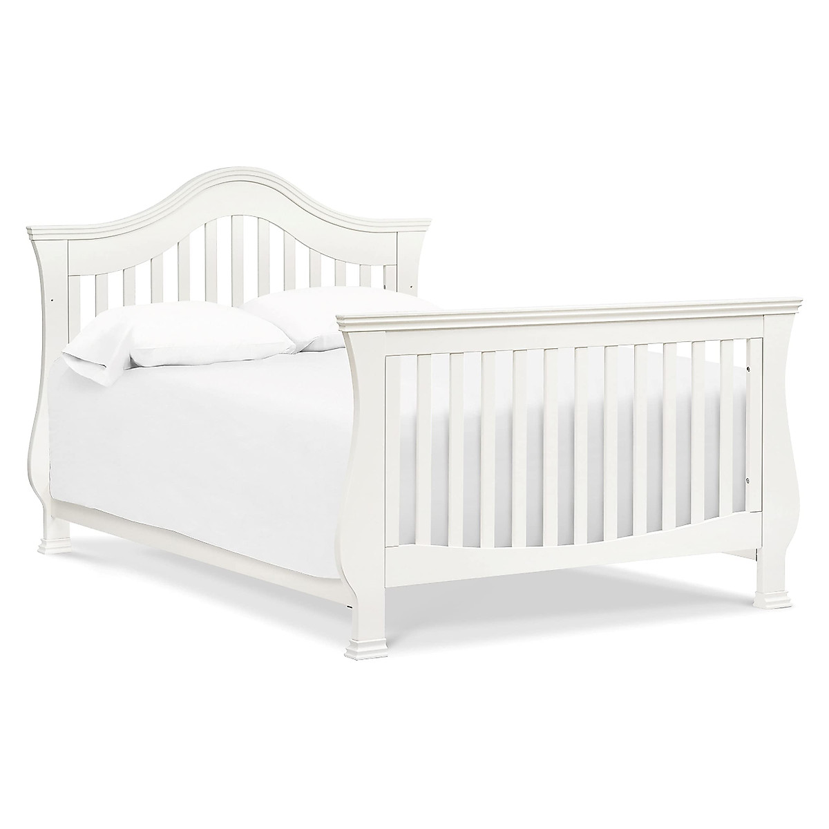 Davinci Ashbury 4-in-1 Convertible Crib with Toddler Bed Conversion Kit in Warm White, Greenguard Gold Certified
