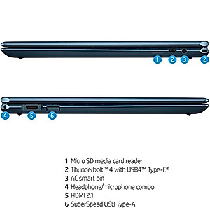 HP Spectre 2-in-1 Business Laptop, 16" 3K+ (3072x1920), 12th Gen Intel 14-Core i7-12700H Evo, 16GB RAM, 1TB PCIe SSD, TB 4, FP Reader, Backlit, Alex Built-in, Pen, SPS HDMI 2.1 Cable, Win 11