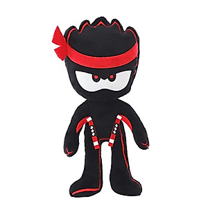 NINJA KIDZ TV Plush Buddy – Payton | 12 Inch Figure | Removable Signature Toy Staff | Collectable | Great Gift & Fun Toy for Kids
