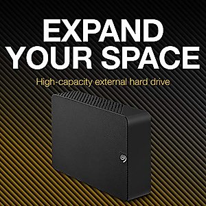 Seagate Expansion 16TB External Hard Drive HDD - USB 3.0, with Rescue Data Recovery Services (STKP16000402)