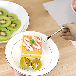 Begale 12-Piece Bistro Appetizer Cocktail and Fruit Forks, 2-Prong Forks, 5.4-INCH