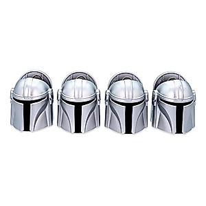 Star Wars: The Mandalorian Helmet Heavy Duty Chip Clips, Set of 4 | Plastic Bag Clamps For Snacks and Food Storage With Air Tight Seal Grip | Useful Home & Kitchen Decoration Essentials