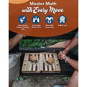 WE Games Magnetic Map Style Backgammon Board and Carrying Strap - Board Games for Adults, Travel Games, Travel Backgammon Sets for Adults