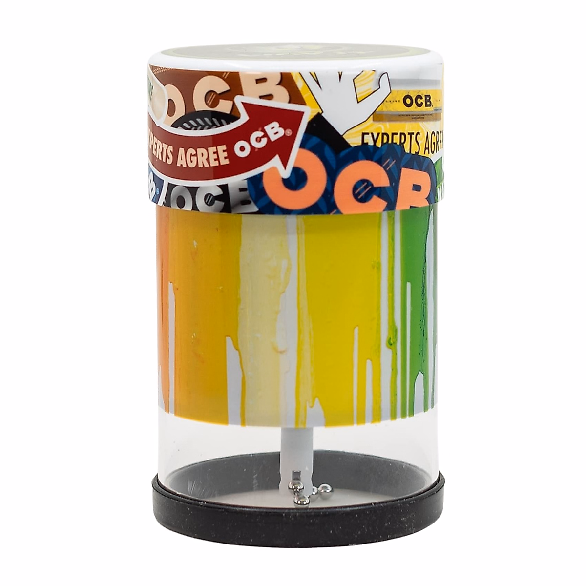 Wakit Electric Herb Grinder - Single Press Grind - Easy to Use, Fast and Custom Grind Consistency - LED Lighted Grinding Chamber