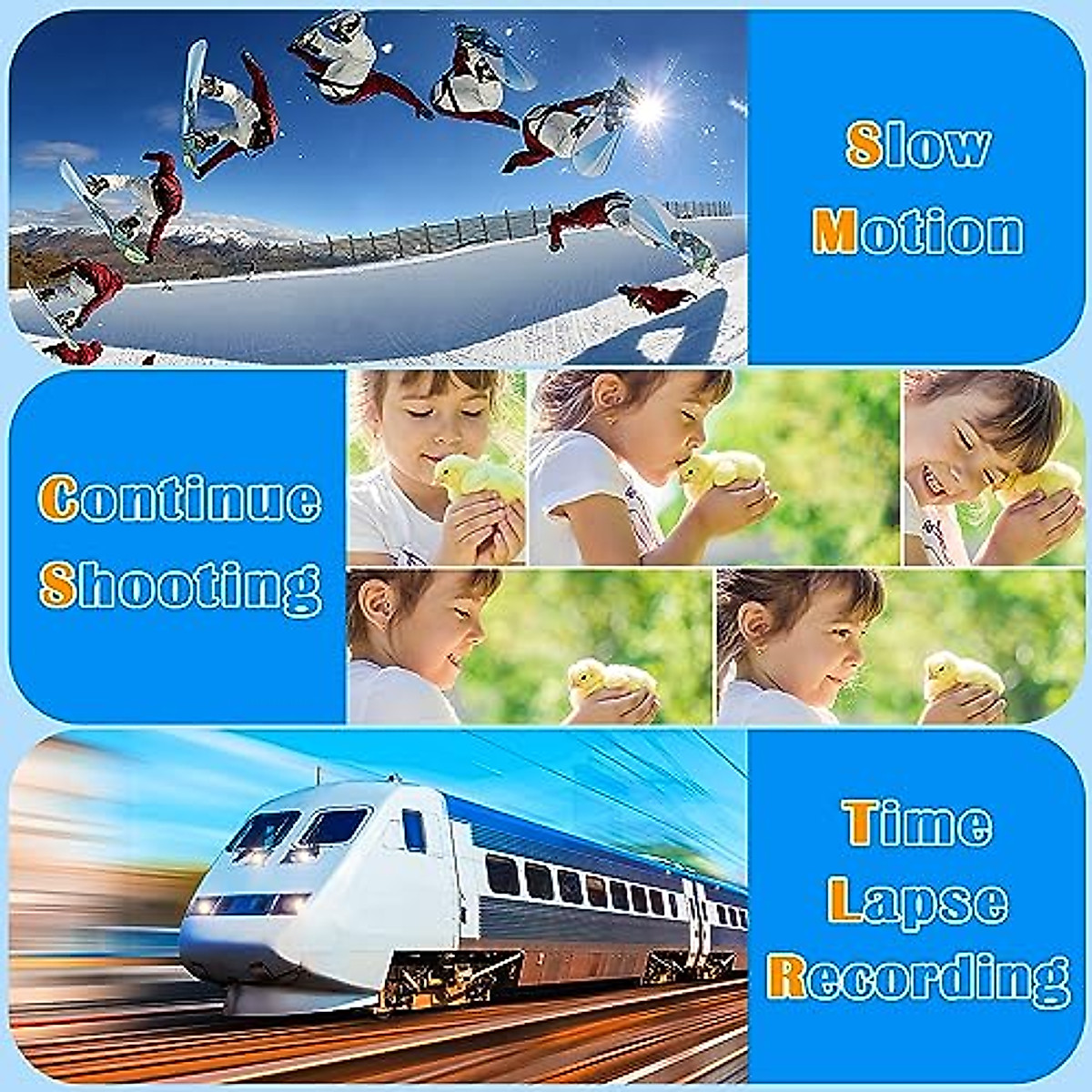 4K Underwater Camera 48MP Compact Digital Camera Waterproof Camera Underwater Camera for Snorkeling with 32GB Card, 18X Digital Zoom and 2.8 Inch LCD Screen (Black)