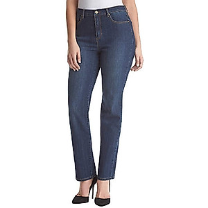 Gloria Vanderbilt Ladies' Amanda Stretch Denim Jean - Portland Wash 18 Plus