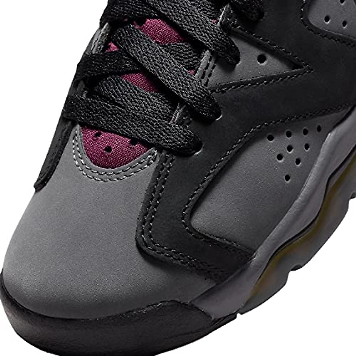 Big Kid's Jordan 6 Retro Bordeaux Black/Bordeaux-Lt Graphite (384665 063) - 4