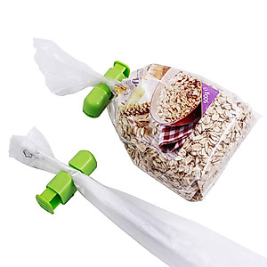 Pankia Bag Clips Multi-function Fruit Bread Bag Clip, Easy Grips Bag Cinch for Chip Bag Snack Bag Food Storage (6 Pack)