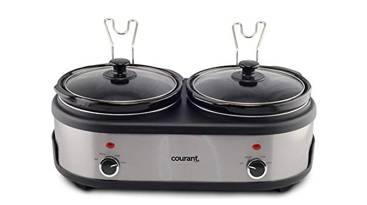 Courant Double Slow Cooker - 2.5 Quart Convenience