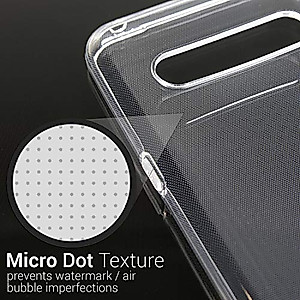 CoverON Slim TPU Rubber FlexGuard Series for LG V60 ThinQ 5G Case - Clear
