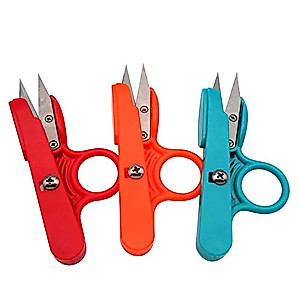 CKPSMS Brand - #TC800 Color Thread NIPPERS Plastic Scissors Machine Embroidery TC-800 (3PCS)