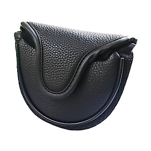 HISTAR Golf Mallet Putter Headcover for Taylormade Scotty Cameron Odyssey Velcro (Black)