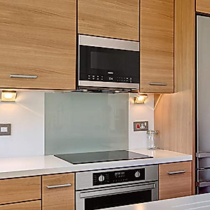 Galanz GLOMJD13S2SW-10 24 inch Over The Range Microwave, Sensor Cooking, Convertible Venting with 2 Speed, LED Lighting, Child Lock, 1000W/120Volts, Stainless Steel, 1.3 Cu Ft