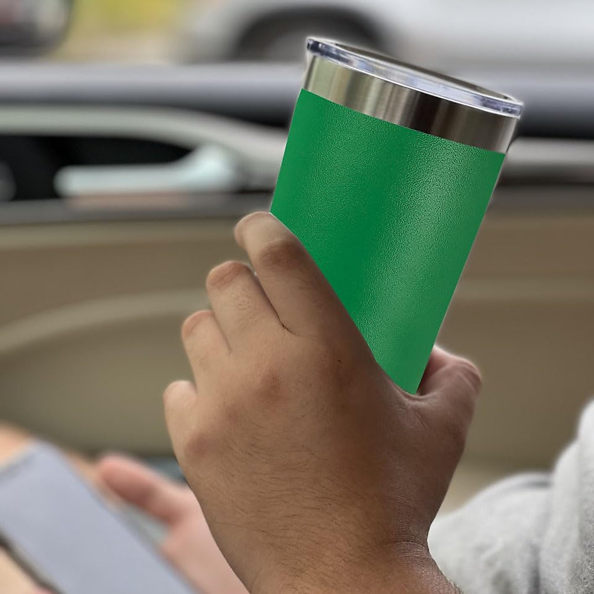 LaserGram 16oz Vacuum Insulated Pint Tumbler, CNA Certified Nurse Assistant, Personalized Engraving Included (Green)