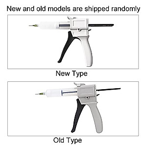 30ml Dispenser Glue Gun, Manual Dispenser Glue Gun Plastic Manual Single Tube Handle Tool for Pressing Squeezing (1)