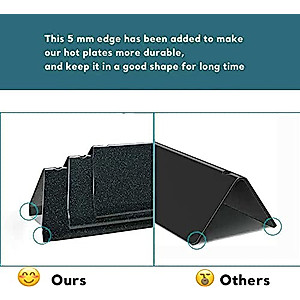 Moriintl 66032/66795 Grill Parts for Weber Genesis II E-310, II GS4, II S-310, II E-330, II E-335, II S-335, II LX S/E-340 Series Flavorizer Bars for Weber Genesis (Porcelain, 66032-Black-5pcs)