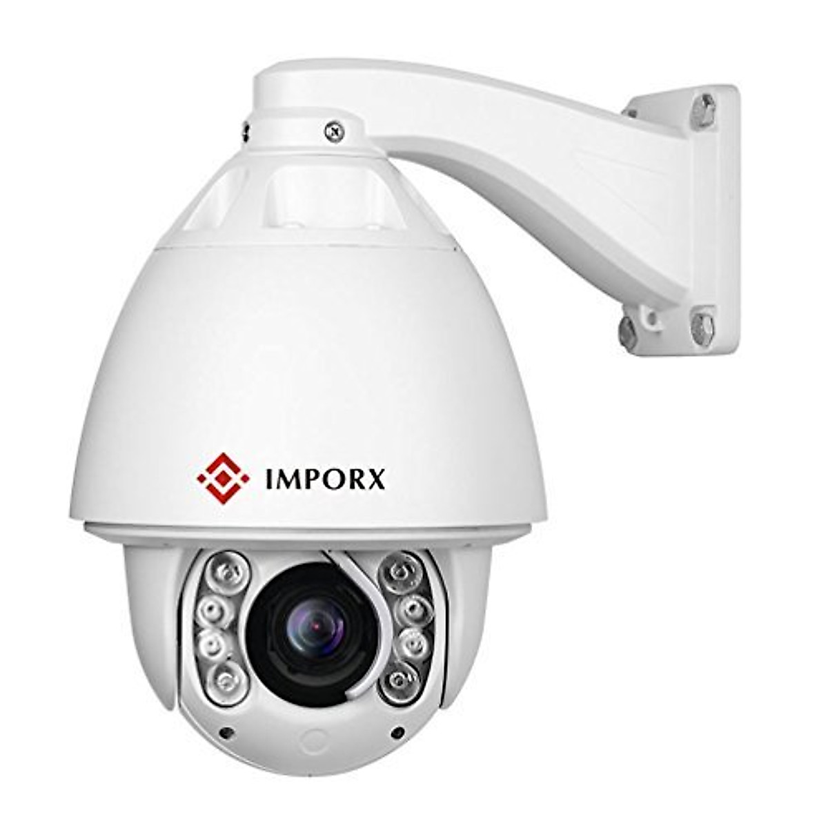IMPORX Auto Tracking PTZ IP Camera Outdoor - 60X Optical Zoom 8MP 3840 * 2160 HD Resolution - High Speed H.265 Dome Camera, 500ft Night Vision, Support Micro SD Card and P2P(Audio & Alarm Version.)