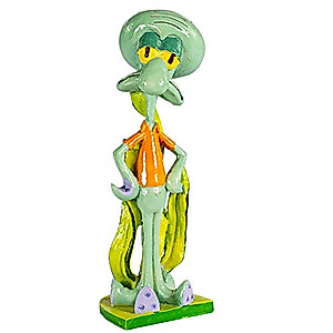Penn-Plax Squidward Aquarium Resin Décor Ornament - Bring a Little Bikini Bottom and Spongebob to Your Tank - Stands 6.75" high