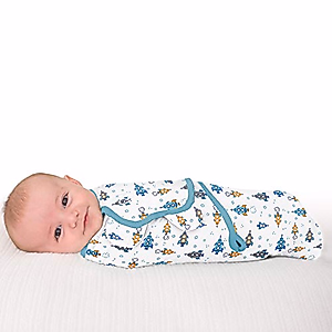 SwaddleMe Original Swaddle – Size Large, 3-6 Months, 3-Pack (Super Star), superstar boy