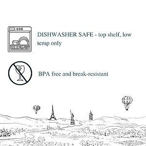 Juliska - Isabella Acrylic Serving Bowl 13 in, Acrylic Glass - Unbreakable, Clear Acrylic, Embossed Serving Bowl