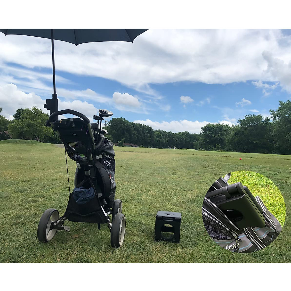 Onmaru Mini Folding Stool, 9inch Small Portable Folding Chair for Adults and Kids, Camping Stool, Lightweight Outdoor Chair for Camping Fishing Hiking Picnic Traveling Golf