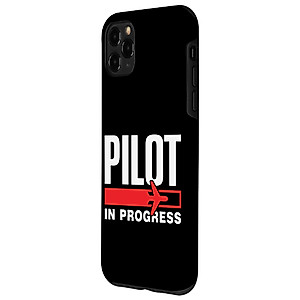 iPhone 11 Pro Max Pilot In Progress Aviation Aviator Airplane Pilot Case