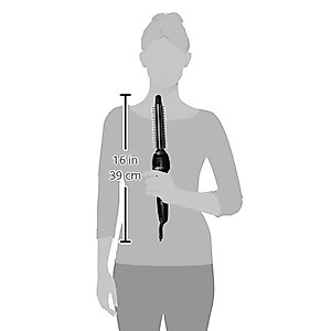 REVLON Perfect Heat Ceramic Curling Iron Brush, Black, 3/4"