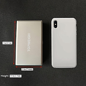 TOPWEIGH Reloading Scale with Metal Powder Pan, Grain Scale - Silver, 1500 Grains x 0.1gn, Powder Scale, Digital Powder Scale for Reloading, 100g x 0.01g, Powder Scoop, 50g Cal Weight & Batteries