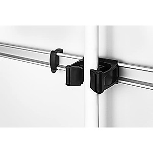 Toolflex One One Size Fits All Holder Accessory One Rail or Wall Adapter (2-Pack) - Black