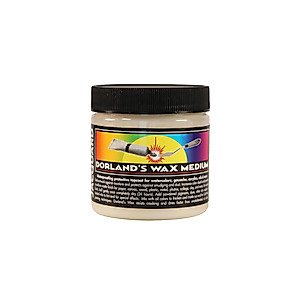 Jacquard Dorlands Wax - 4 Ounce - Versatile Pure Wax and Damar Resin - Protective Topcoat for Sealing and Finishing
