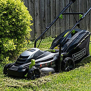 American Lawn Mower Company 50514 14" 11-Amp Corded Electric Lawn Mower, Black