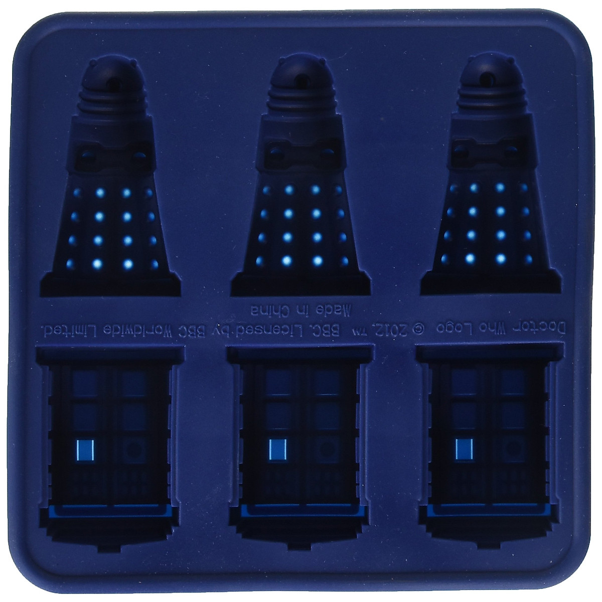 chain supply DGT3036 Doctor Who Silicone Ice Cube Tray Tardis & Daleks