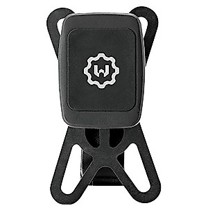 WixGear Magnetic Bike Mount, Universal Magnetic Bicycle & Motorcycle Handlebar Phone Holder for Cell Phones and GPS with Fast Swift-Snap Technology, Magnetic Bike Phone Holder