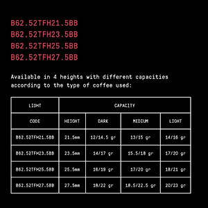 IMS Big Bang Precision Filter Basket made for Breville Sage 54mm bottomless portafilters, double espresso (h25.5)