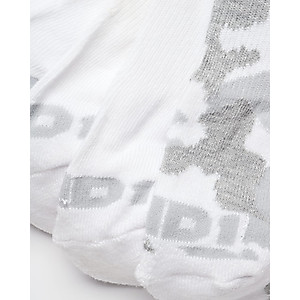 AND1 Men's Socks - Athletic Cushion Crew Socks (24 Pack), Size 6-12.5, White Camo