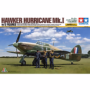 Tamiya 37011 1/48 Hawker Hurricane Mk.I w/3 Figures