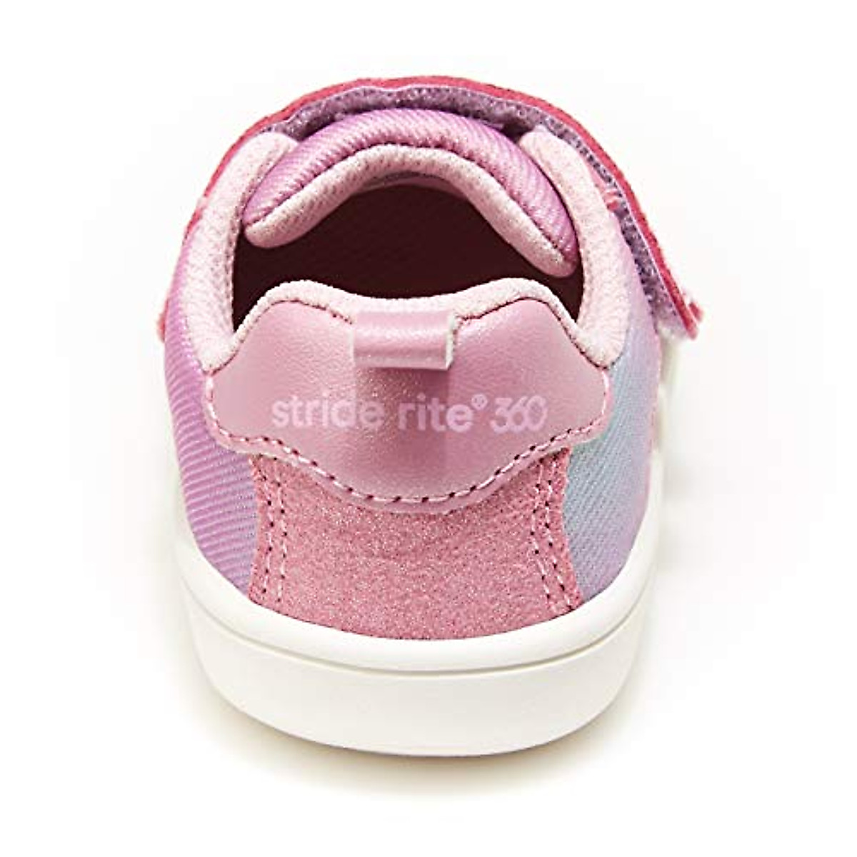 Stride Rite 360 Baby Girls Hayden Sneaker, Pink Multi, 4 Infant US
