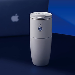 YUMEOUTU Portable Coffee Maker Cordless Single Serve Travel Espresso Coffee Machine ALL in ONE Freshly-brewed Coffee Machine MUG for Camping Travel Office Outdoor