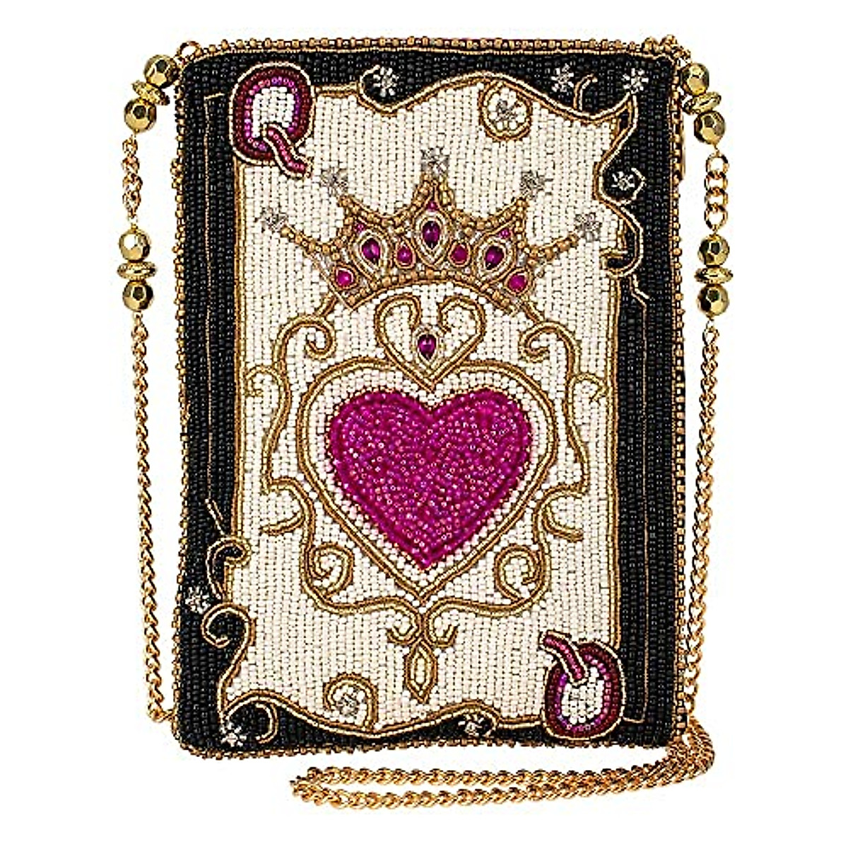 Mary Frances Deal Me in Crossbody Handbag, Multi