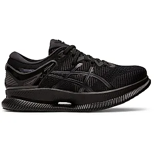 ASICS Women's MetaRide Running Shoes, 9.5, Black/Black