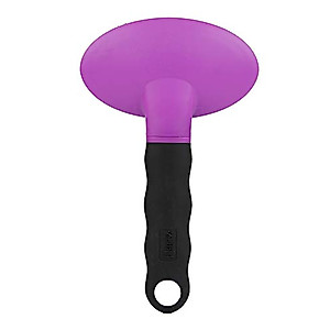 Hartz Groomer's Best Deshedding Slicker Dog Brush, Black/Violet