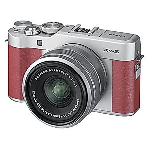 Fujifilm X-A5 Mirrorless Digital Camera w/XC15-45mmF3.5-5.6 OIS PZ Lens - Pink