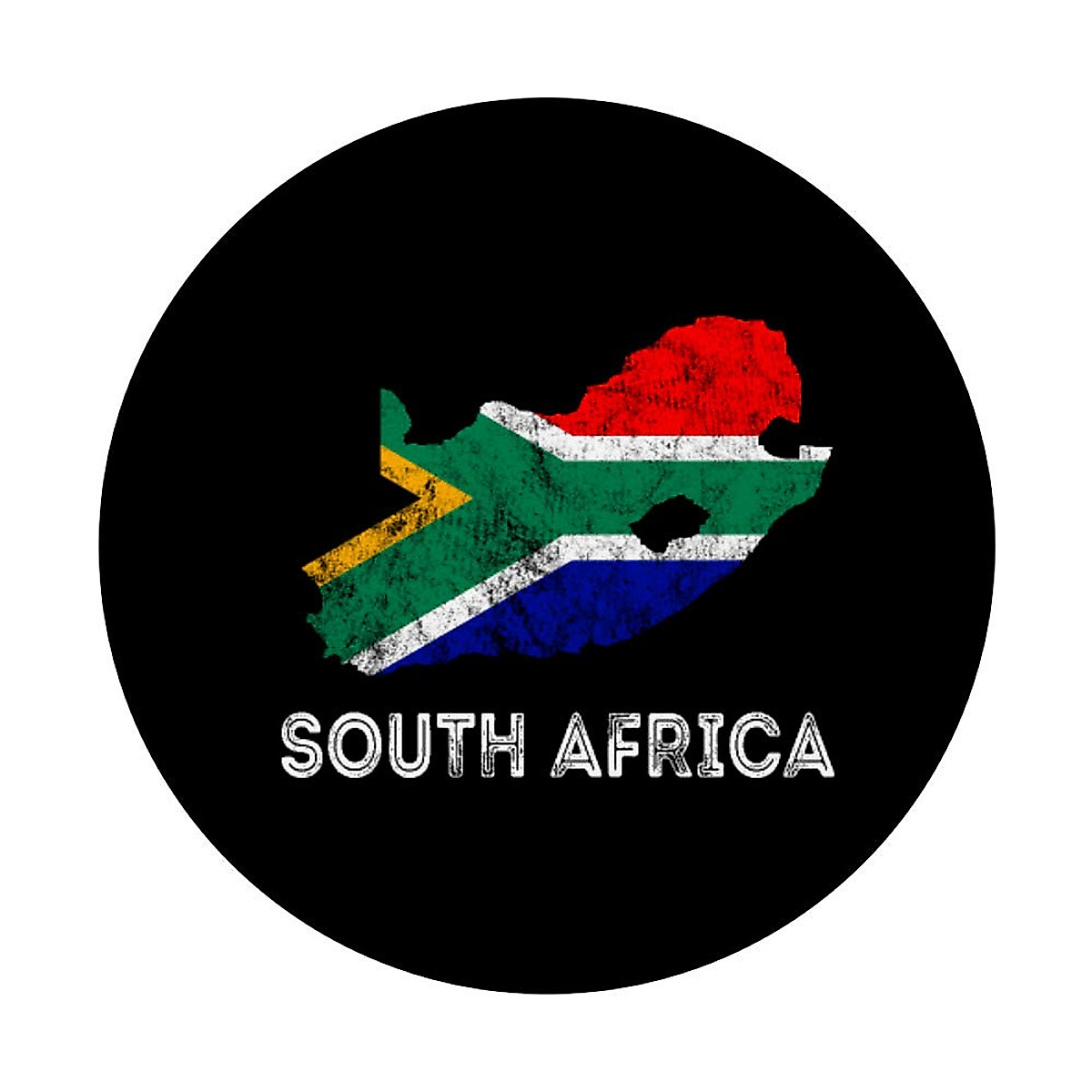 South Africa Map South African Flag Trip South African Roots PopSockets Grip and Stand for Phones and Tablets